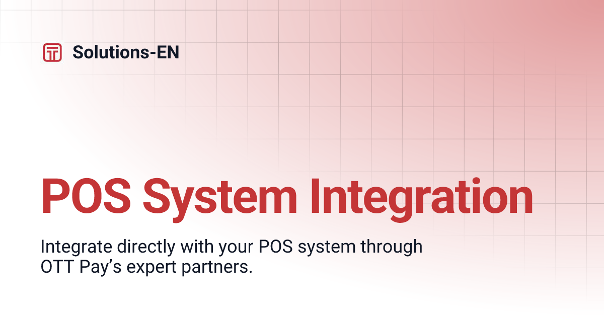 POS System Integration | Solutions-EN